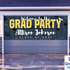 Class of 2022 Graduation Banner Personalized Graduation - Etsy