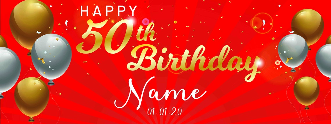 30th Birthday Banner Personalized Custom Birthday Banner Adult - Etsy
