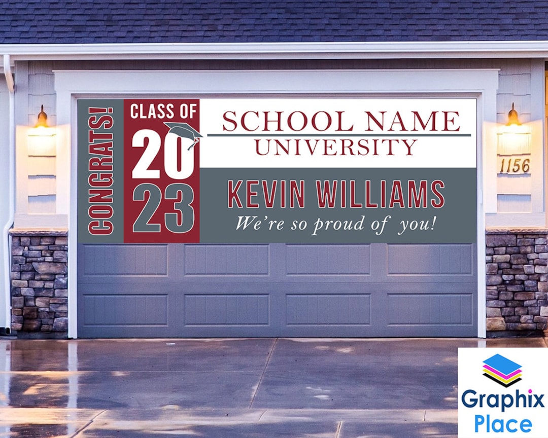 Class of 2023 Graduation Banner Personalized Graduation Banner Congrats ...