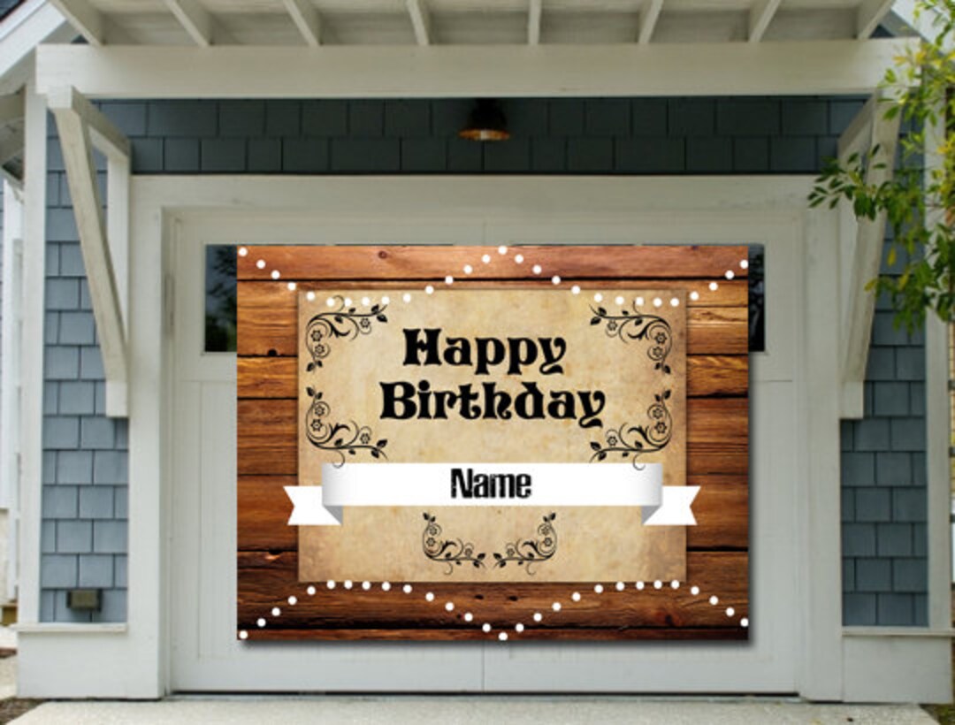 Birthday Backdrop Custom Backdrop Birthday Party Party Backdrop Wood ...