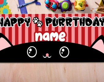 Custom Kitty Banner - Etsy