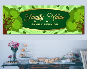 Reunion Banner - Etsy