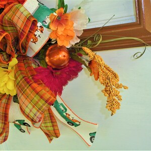 Picture Frame Wreath for Fall, Front Door Wreath for Fall, Picture ...