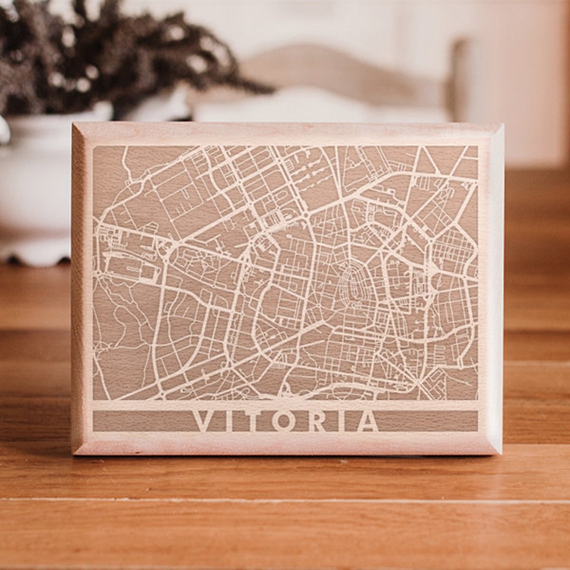Custom Desktop Wooden Maps - Etsy