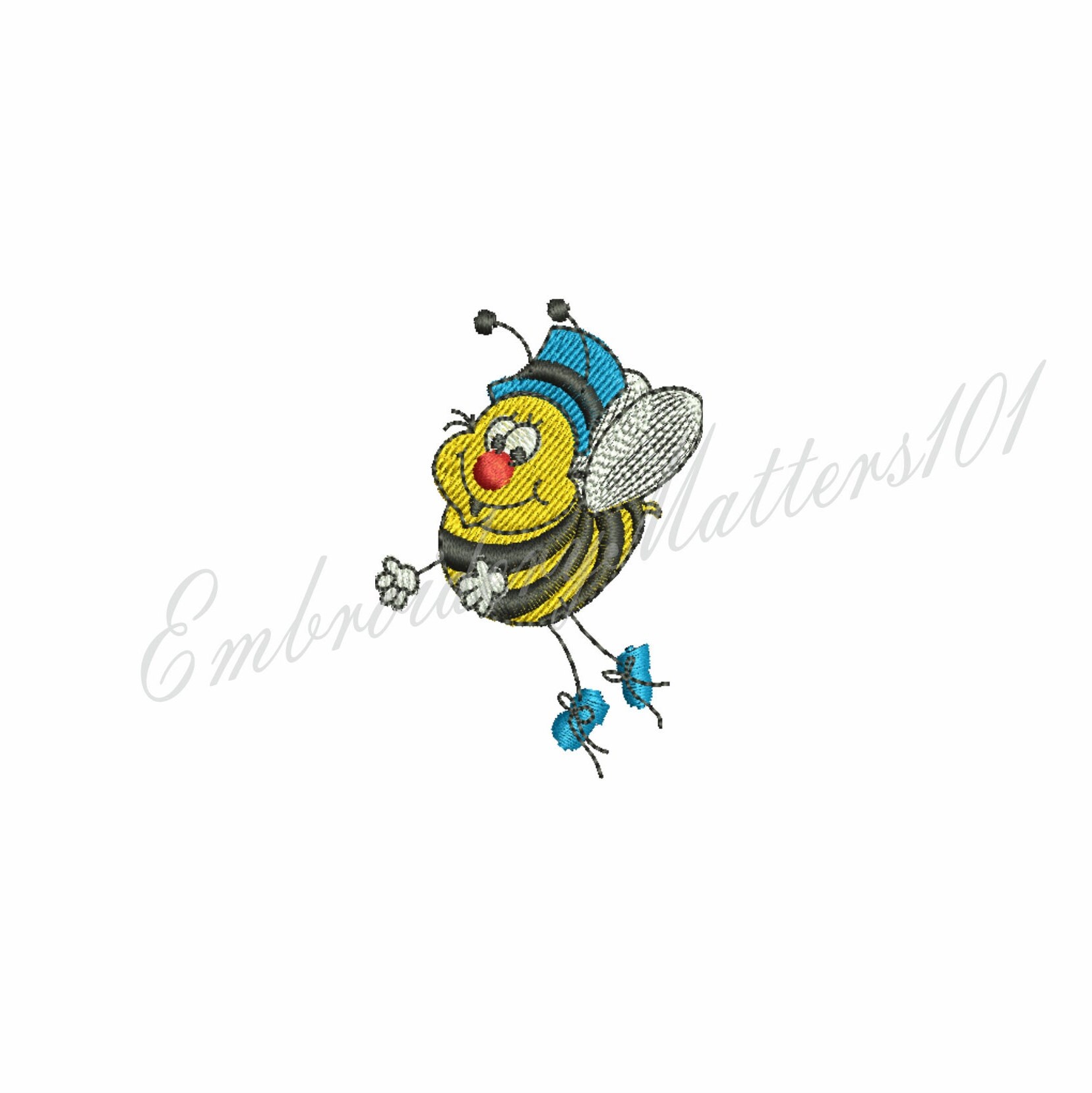Bee Embroidery Design, Cute Bees Set of Two - Etsy UK