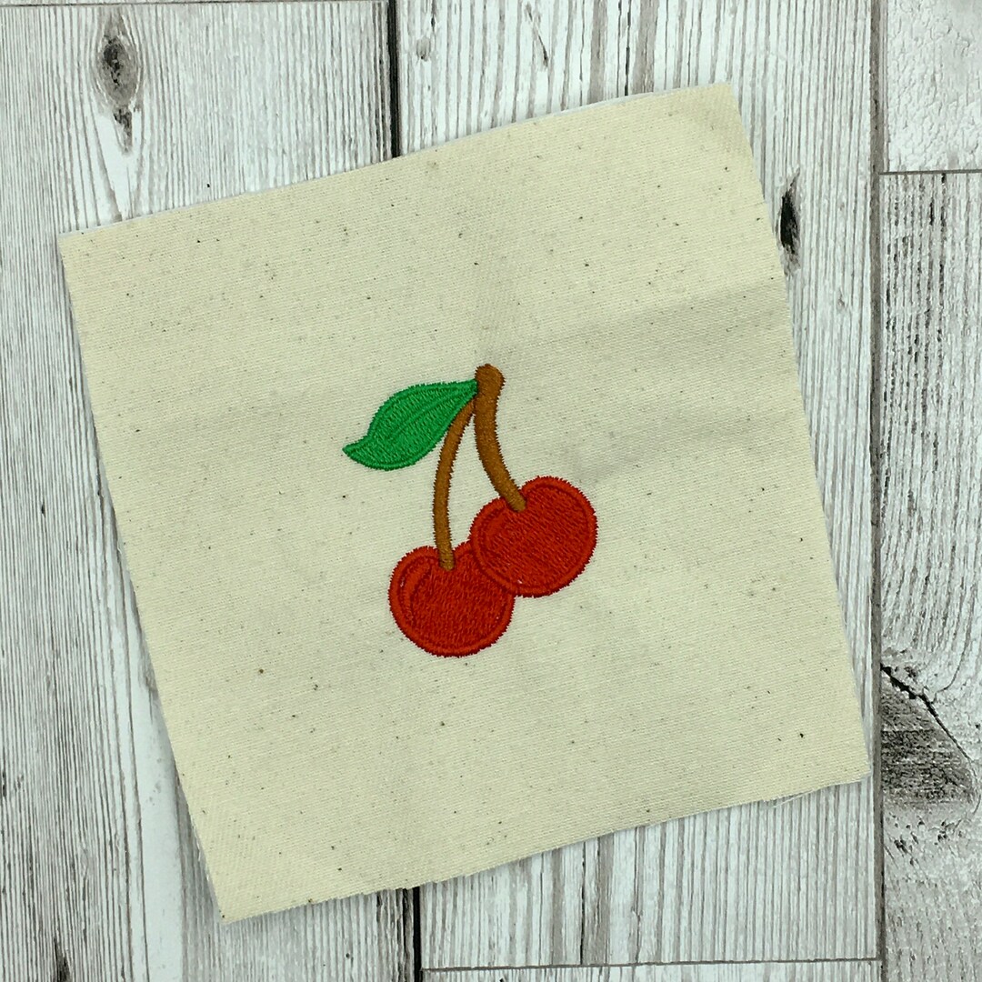 Cherries Embroidery Design - Etsy