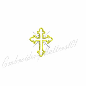 Cross Embroidery Design. TWO SIZES. - Etsy UK