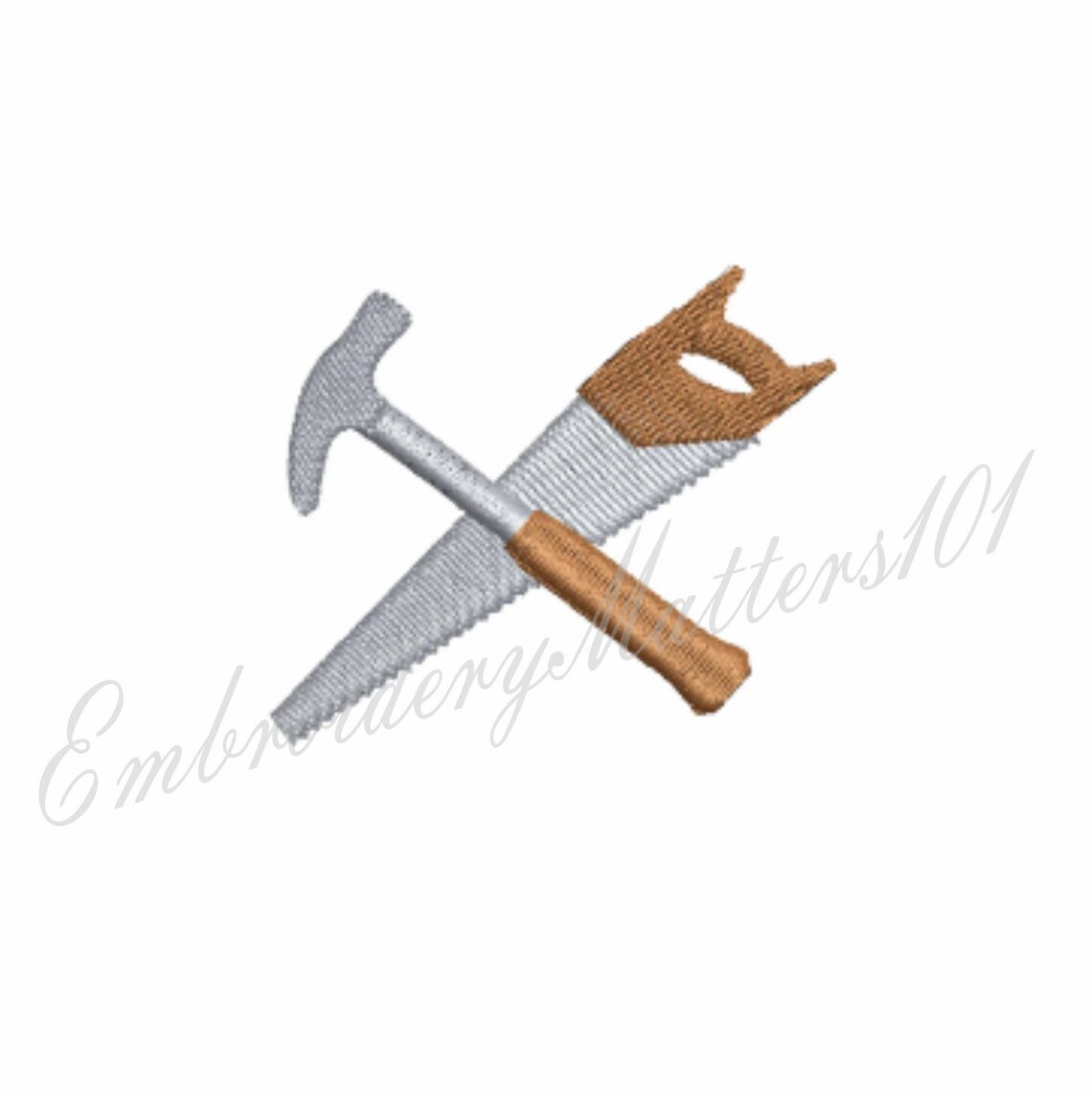 Tools Embroidery Design. Hammer. Saw - Etsy