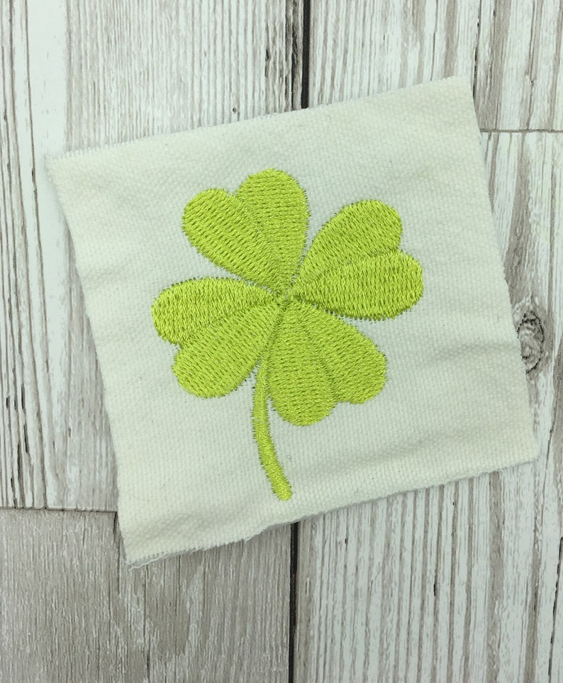 Four Leaf Clover Embroidery Design | Etsy