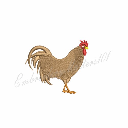 Hen Embroidery Design. Hen Silhouette. Mini Hen Embroidery. - Etsy