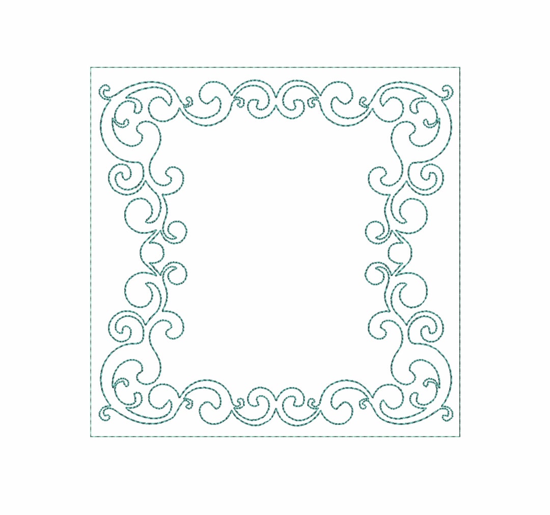 Quilt Block Machine Embroidery Design. Three Sizes - Etsy