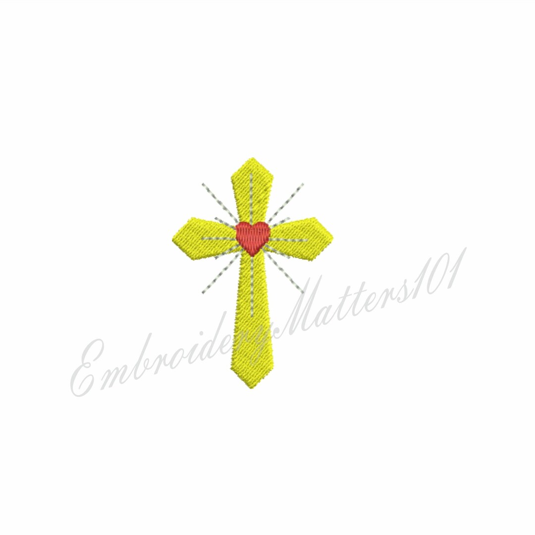 Small Cross Embroidery Design. - Etsy