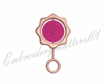 Baby, Rattle, Child, Toy, Embroidery Design - Etsy