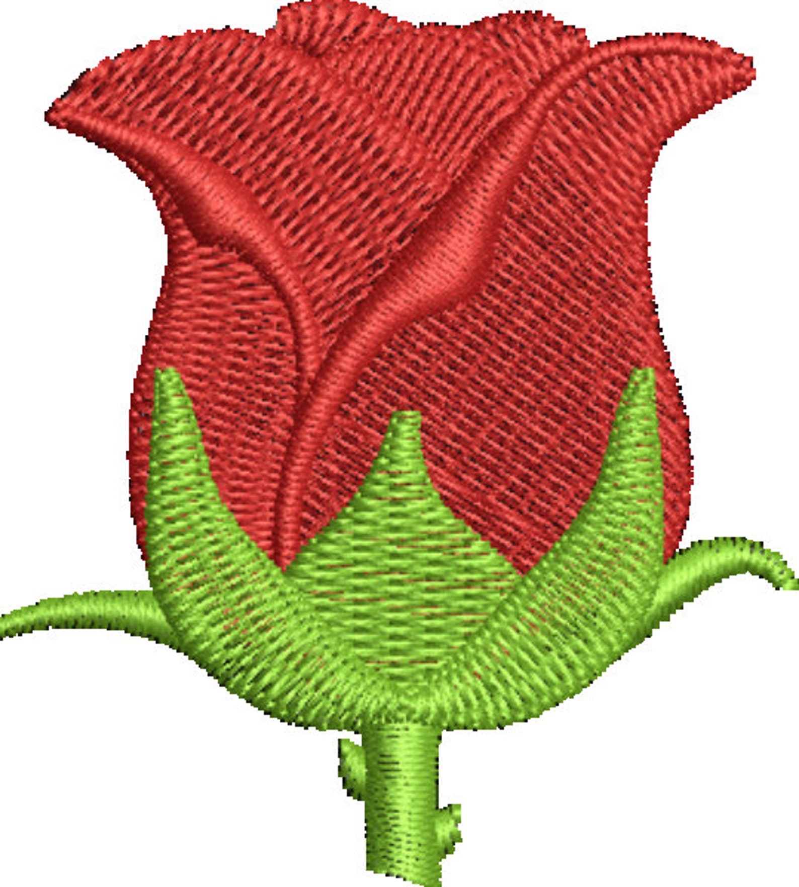 Rose Embroidery Design - Etsy