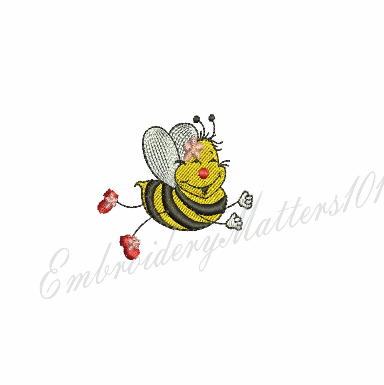 Bee Embroidery Design, Cute Bees Set of Two - Etsy UK