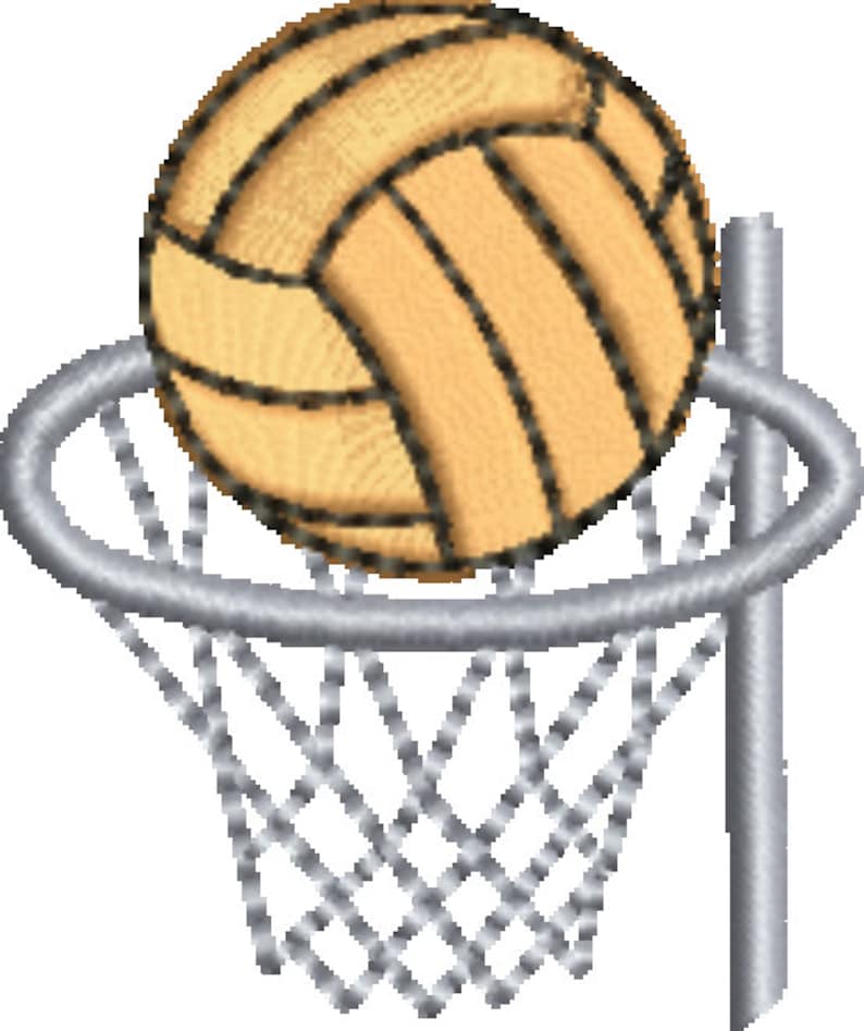 Netball Embroidery Design - Etsy