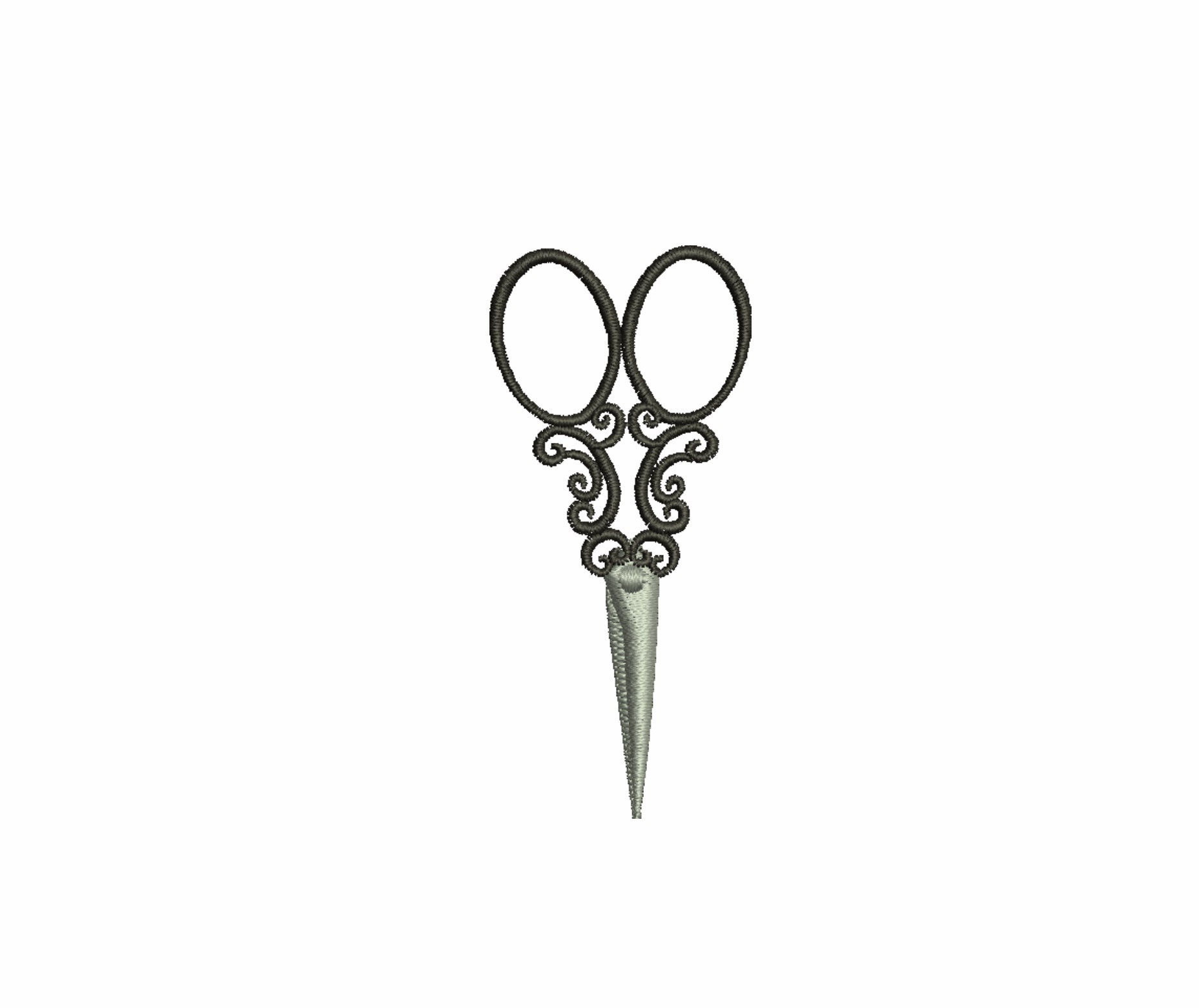 Scissors Embroidery Design - Etsy UK