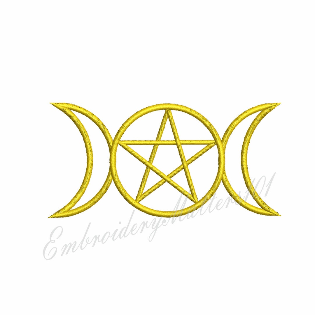 Wicca Machine Embroidery Design - Etsy