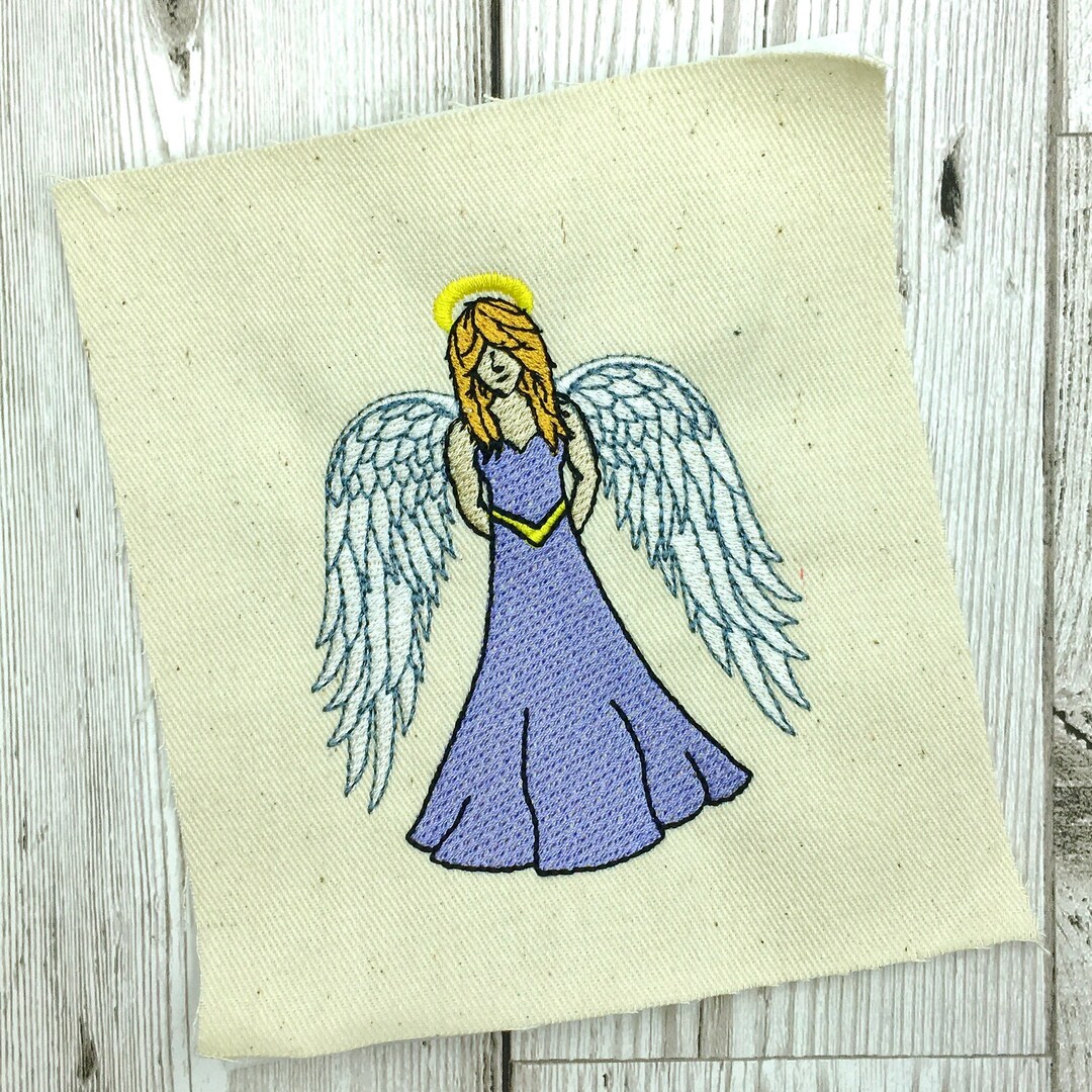 Angel Machine Embroidery Design - Etsy