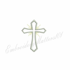 Small Cross Embroidery Design - Etsy