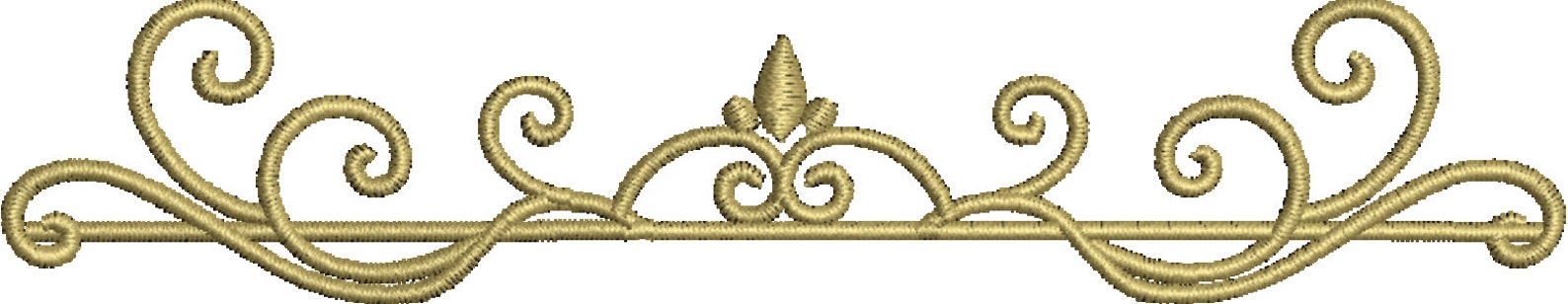 Monogram Scroll Embroidery Design - Etsy