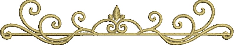 Monogram Scroll Embroidery Design - Etsy