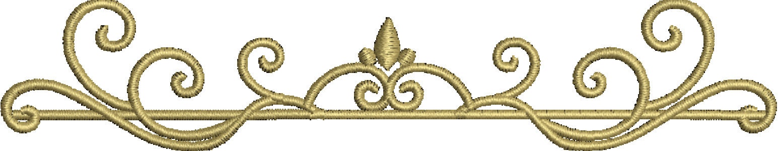 Monogram Scroll Embroidery Design - Etsy