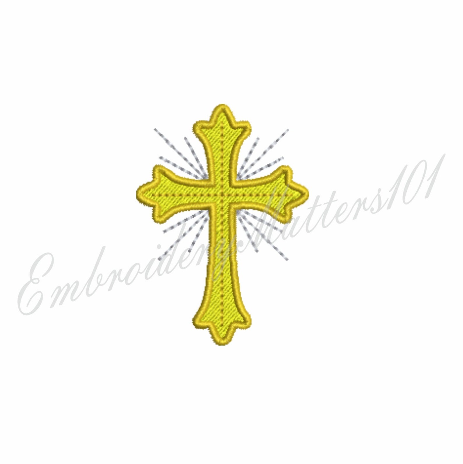 Small Cross Embroidery Design. - Etsy