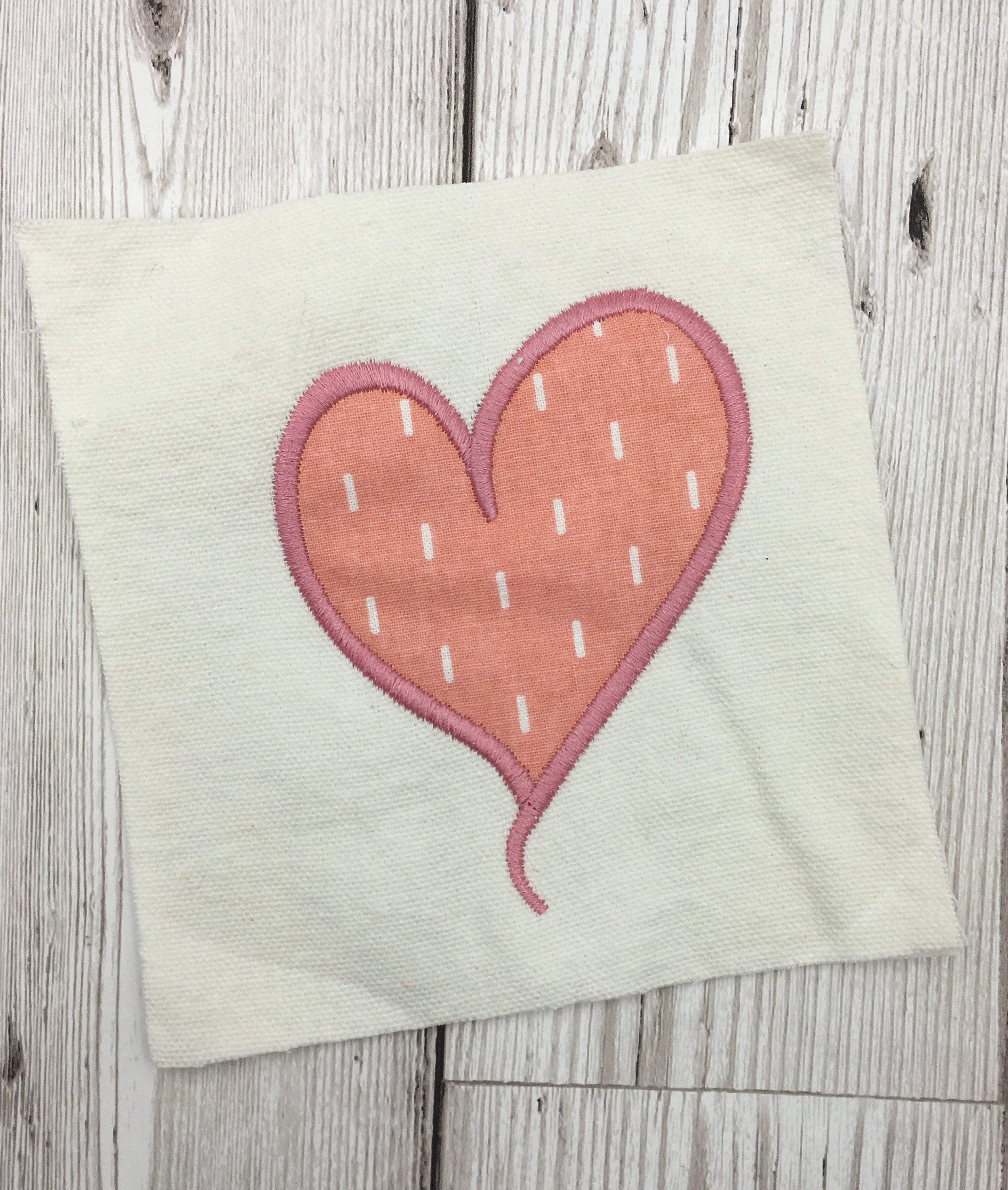 Heart Applique Embroidery Design. Three Sizes - Etsy