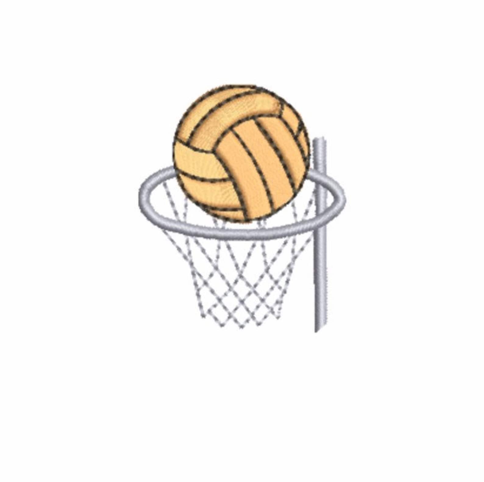 Netball Embroidery Design - Etsy Australia