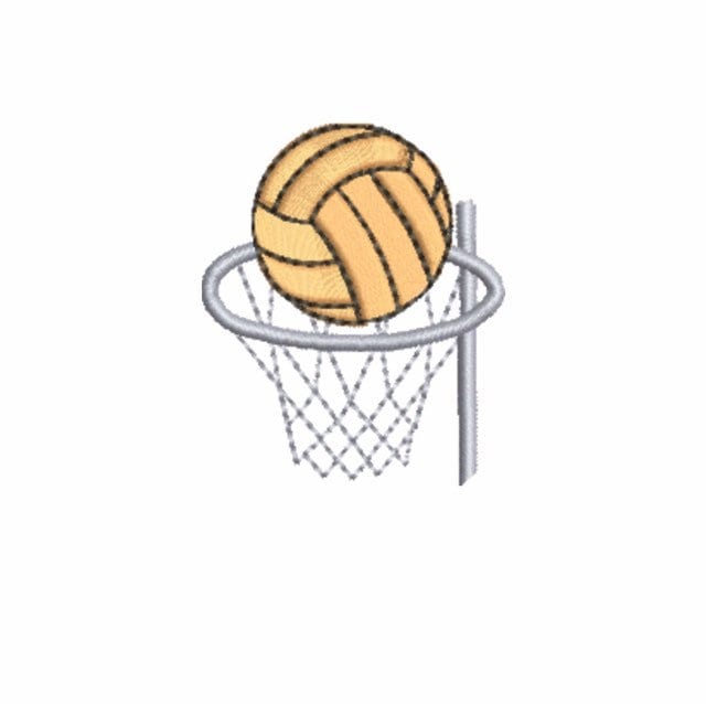 Netball Embroidery Design - Etsy UK