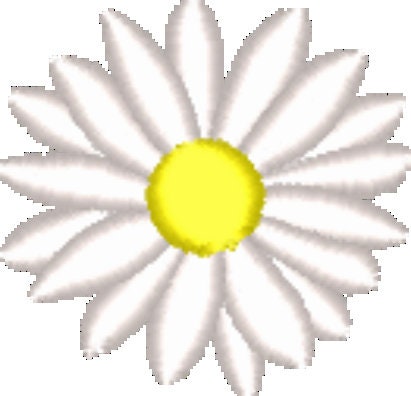 Daisy Embroidery Design. Three Sizes - Etsy