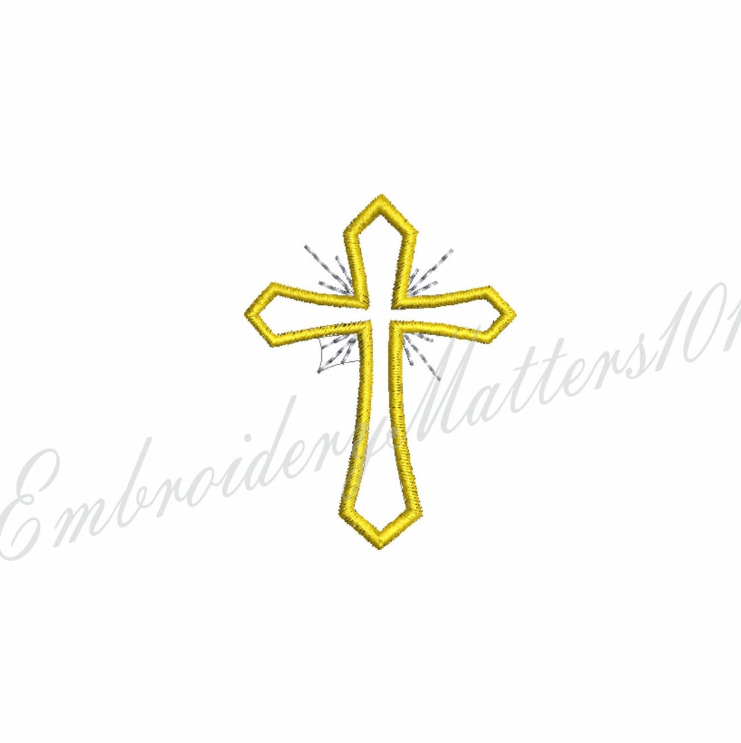 Small Cross Embroidery Design - Etsy