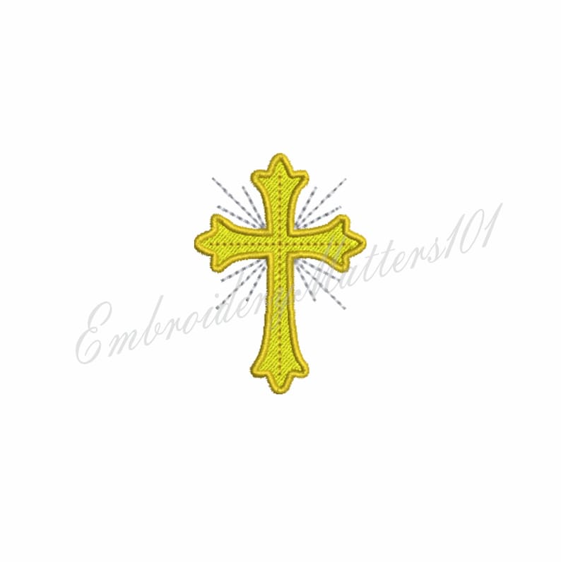 Small Cross Embroidery Design. - Etsy