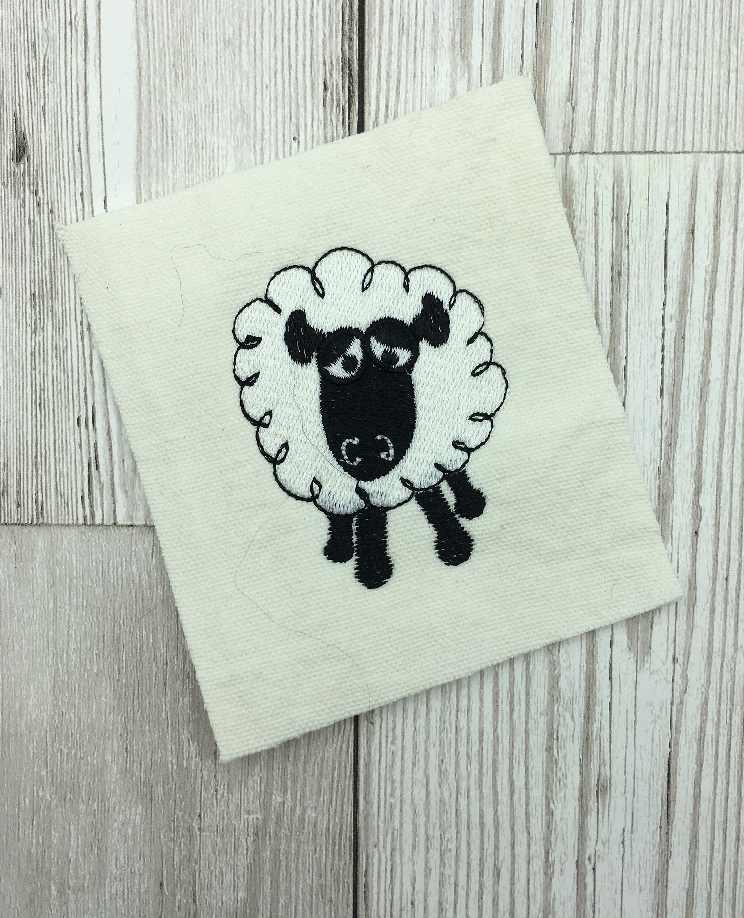 Sheep embroidery design | Etsy