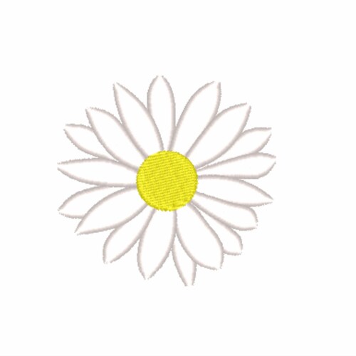 Daisy Embroidery Machine Design Flowers Pe File Digital - Etsy