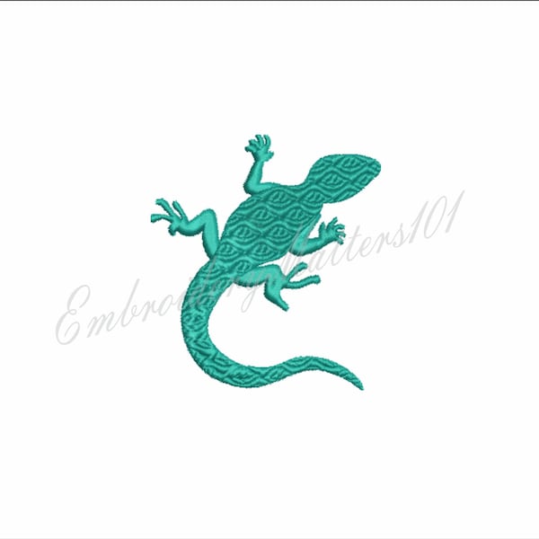 Lizard Embroidery Design - Etsy