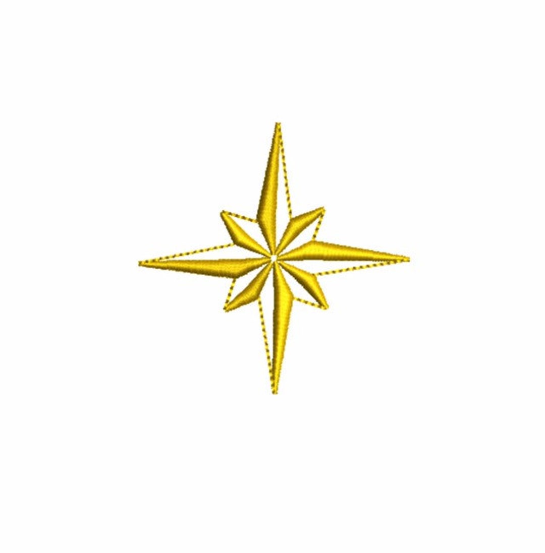 Star Embroidery Design - Etsy