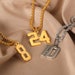 Sport Number Necklace Number Pendant Necklace Number Men Jewelry ...
