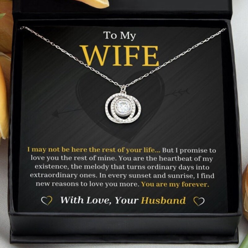 To My Wife Necklace - Etsy