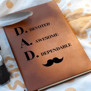 Fathers Day Gift From Kids, Father's Day Journal Gift, Personalized Dad ...