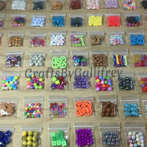 Large Acrylic Beads - Etsy