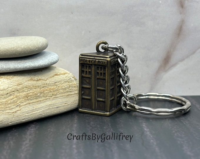 14th & 15th the Doctor Tardis Keychain Doctor Who Charms, David Tennant ...