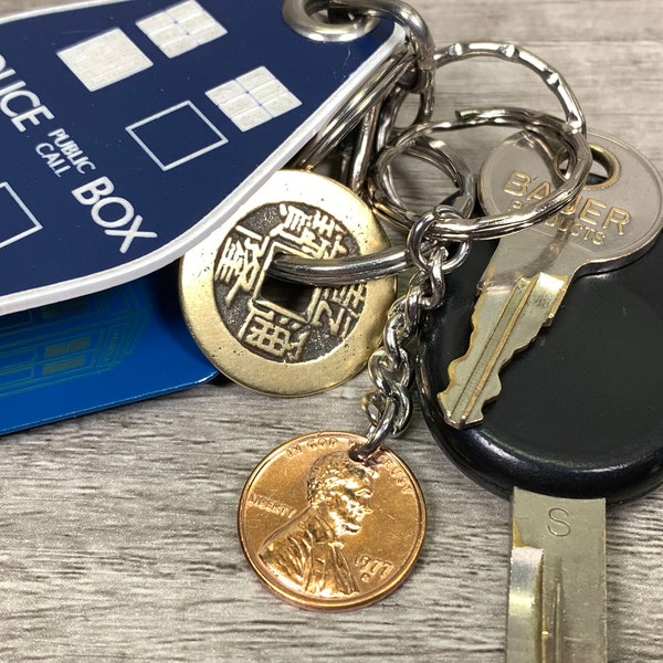 Lucky Penny Keychain - Etsy
