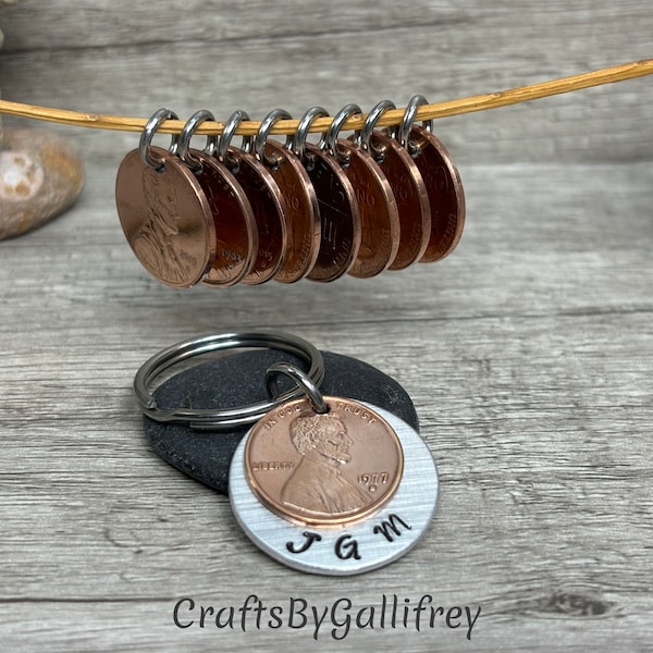 Lucky Penny Keychain - Etsy