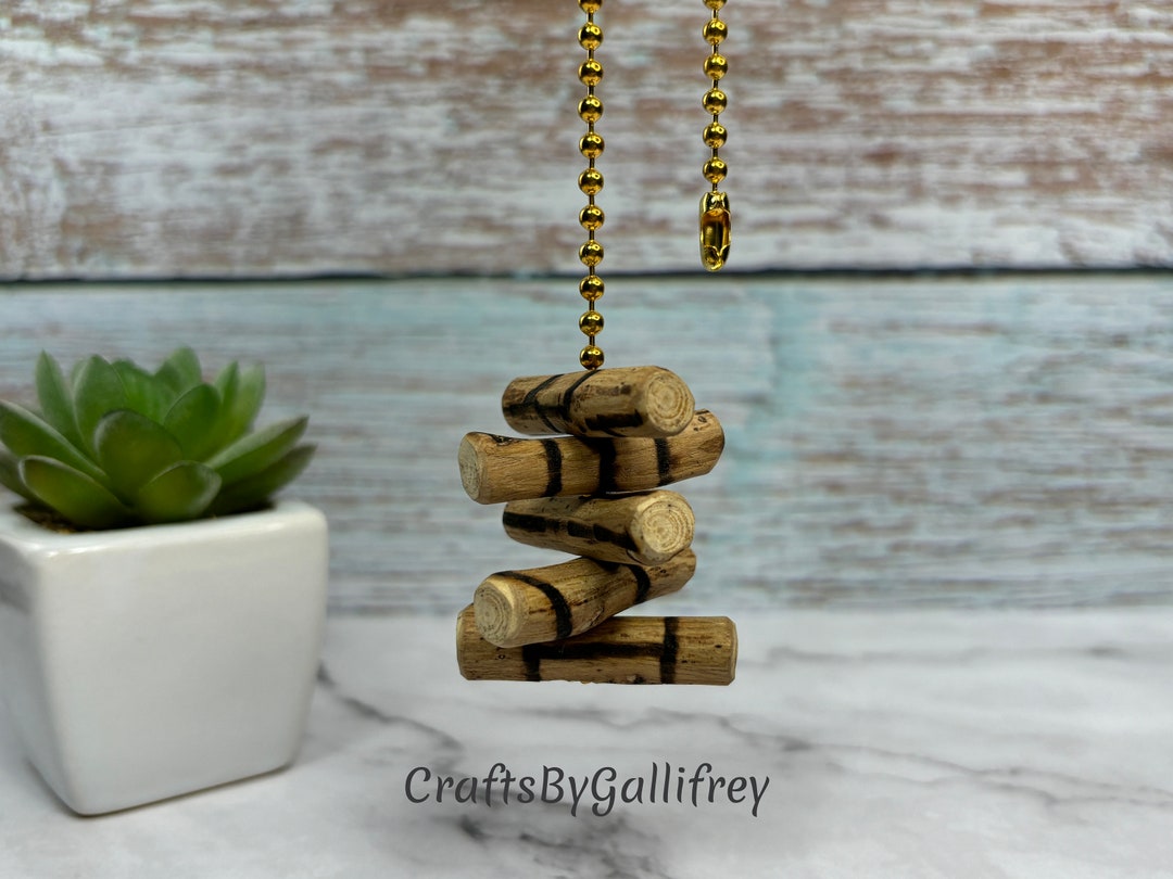 Natural Mesquite Garland Ceiling Fan Pull Handmade in North Texas ...