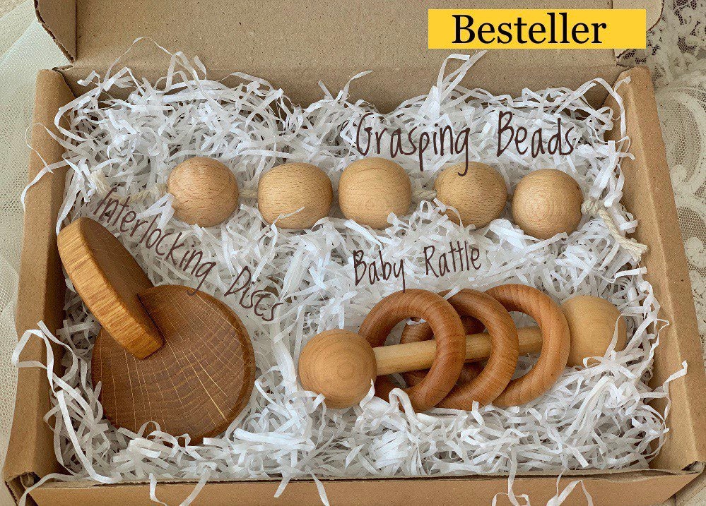 Essential Montessori Baby Interlocking Discs Montessori Infant Toys ...