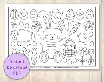 Printable Easter Activity Pack / Instant Download Kids | Etsy