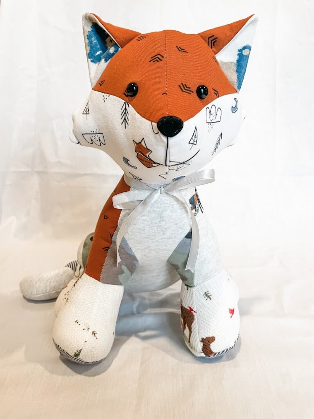 Keepsake Memory Fox | Stuffed Animal | Teddy Bear (fox) Made From Loved ...