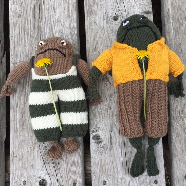 Frog and Toad Crochet Pattern - Etsy